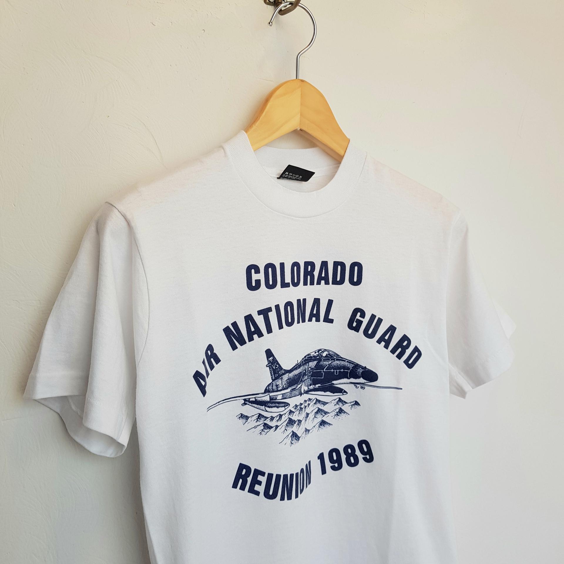 90s USA Colorado Air National Guard T Shirt : 커넥티드도어 connected door