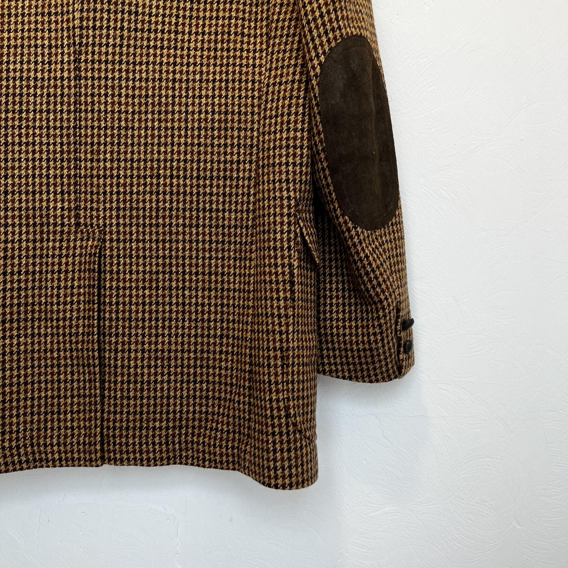 Van Jacket Elbow patch Tweed Jacket : 커넥티드도어 connected door