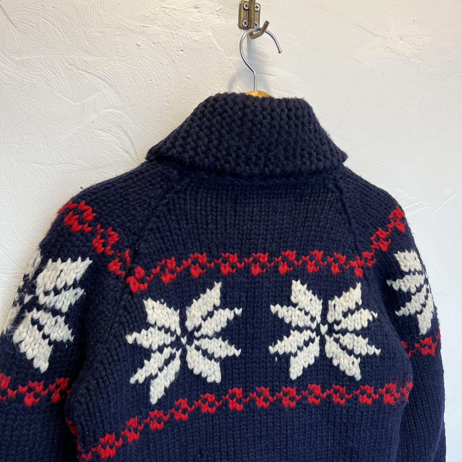 Canadian Sweater Hand Knitted Zip-Up : 커넥티드도어 connected door