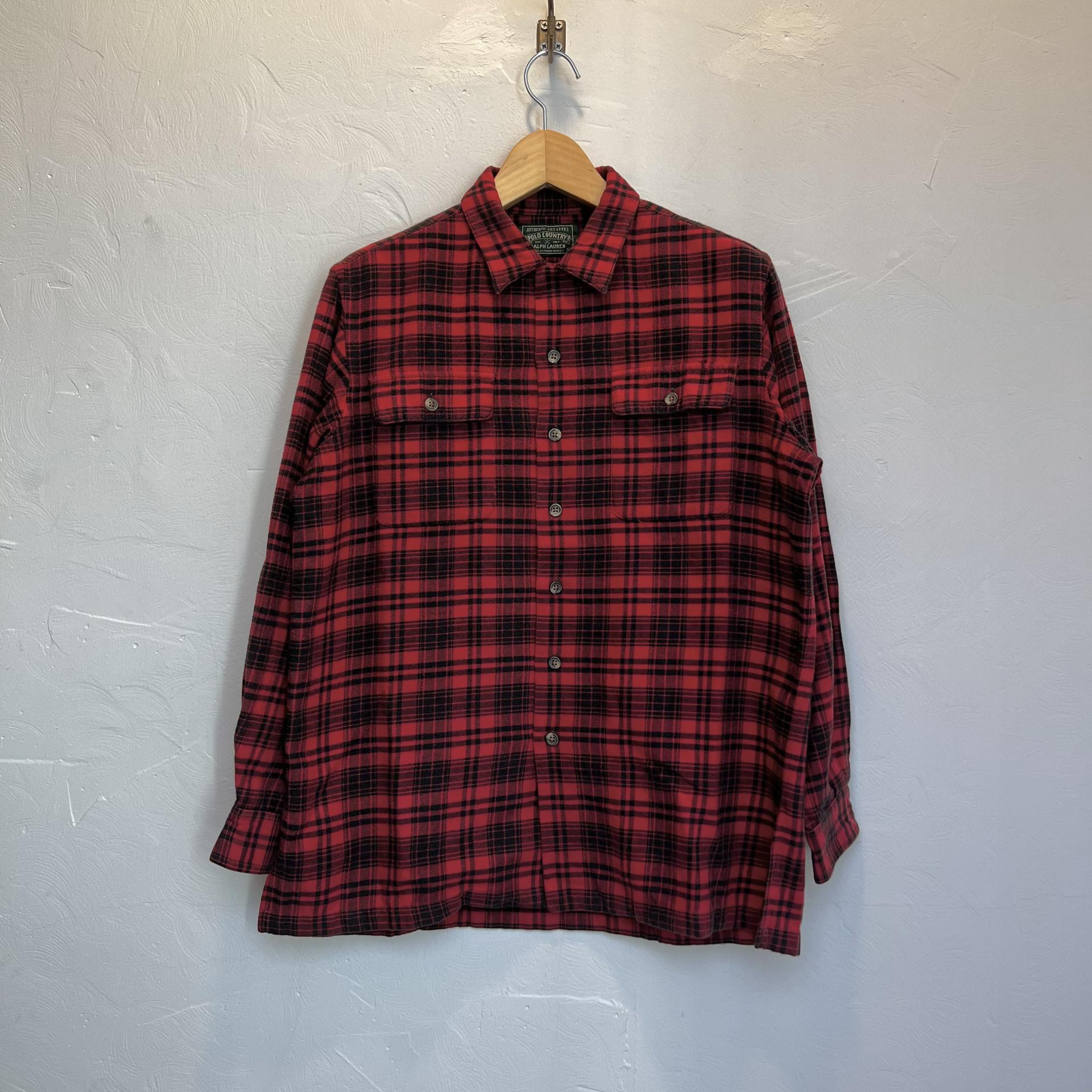 Polo Country Flannel Check Shirt : 커넥티드도어 connected door