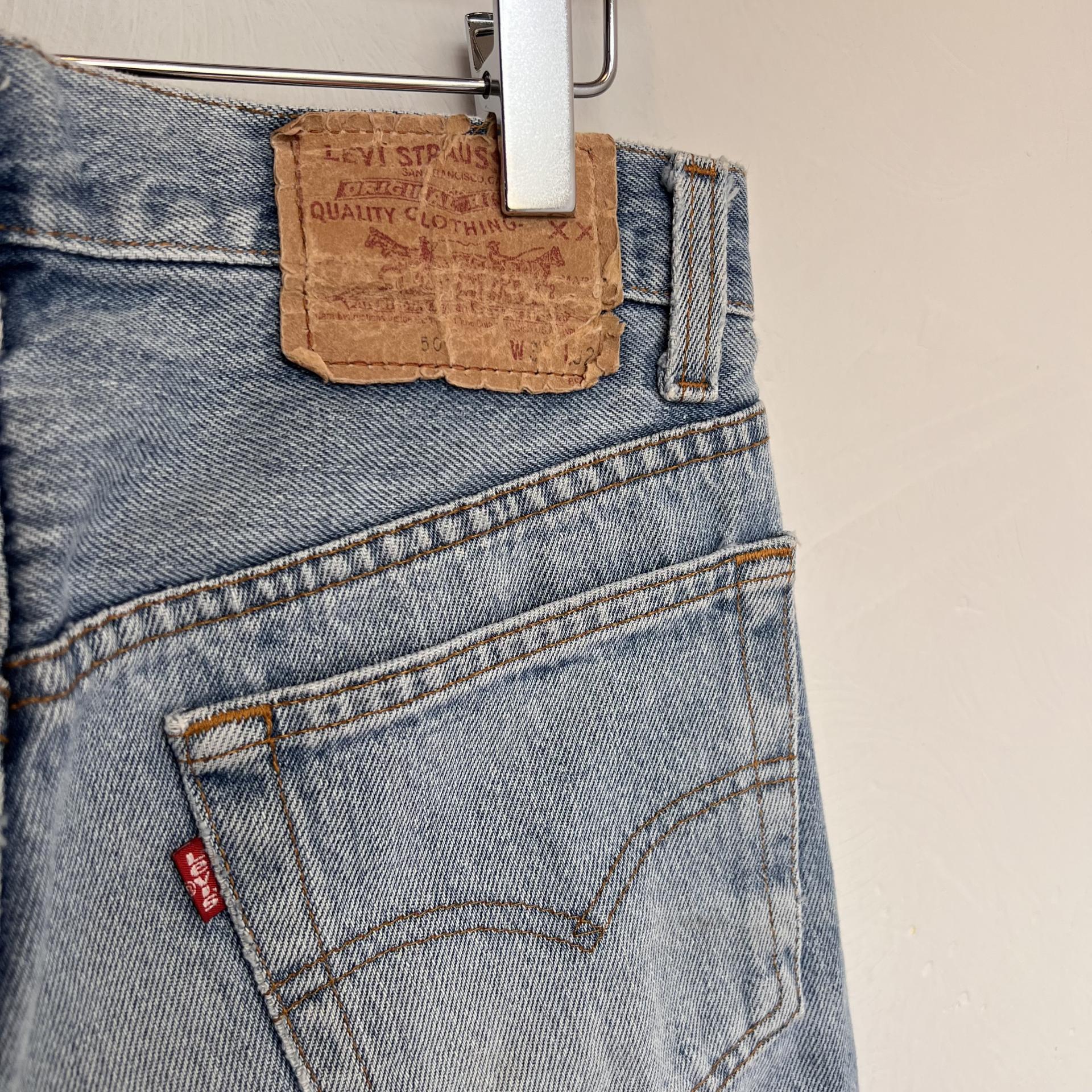 80s USA Levis 501 Straight Medium Blue [28-29] : 커넥티드도어 connected door