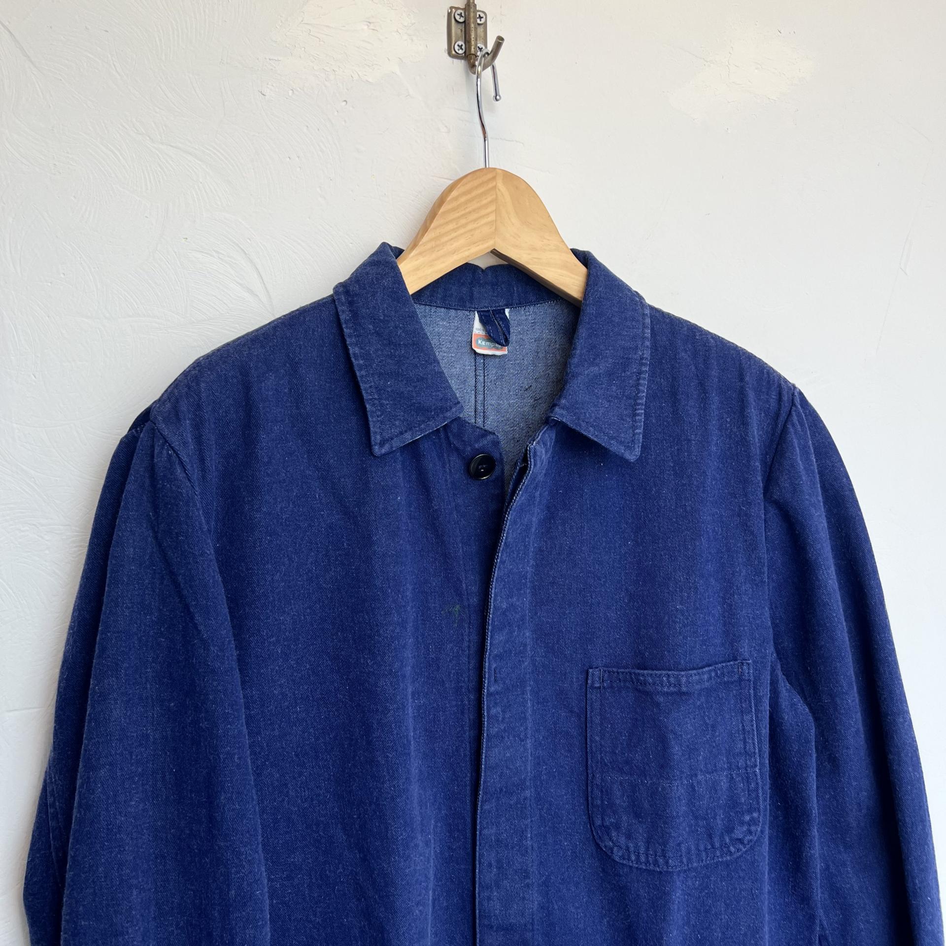 French work Jacket Indigo denim : 커넥티드도어 connected door