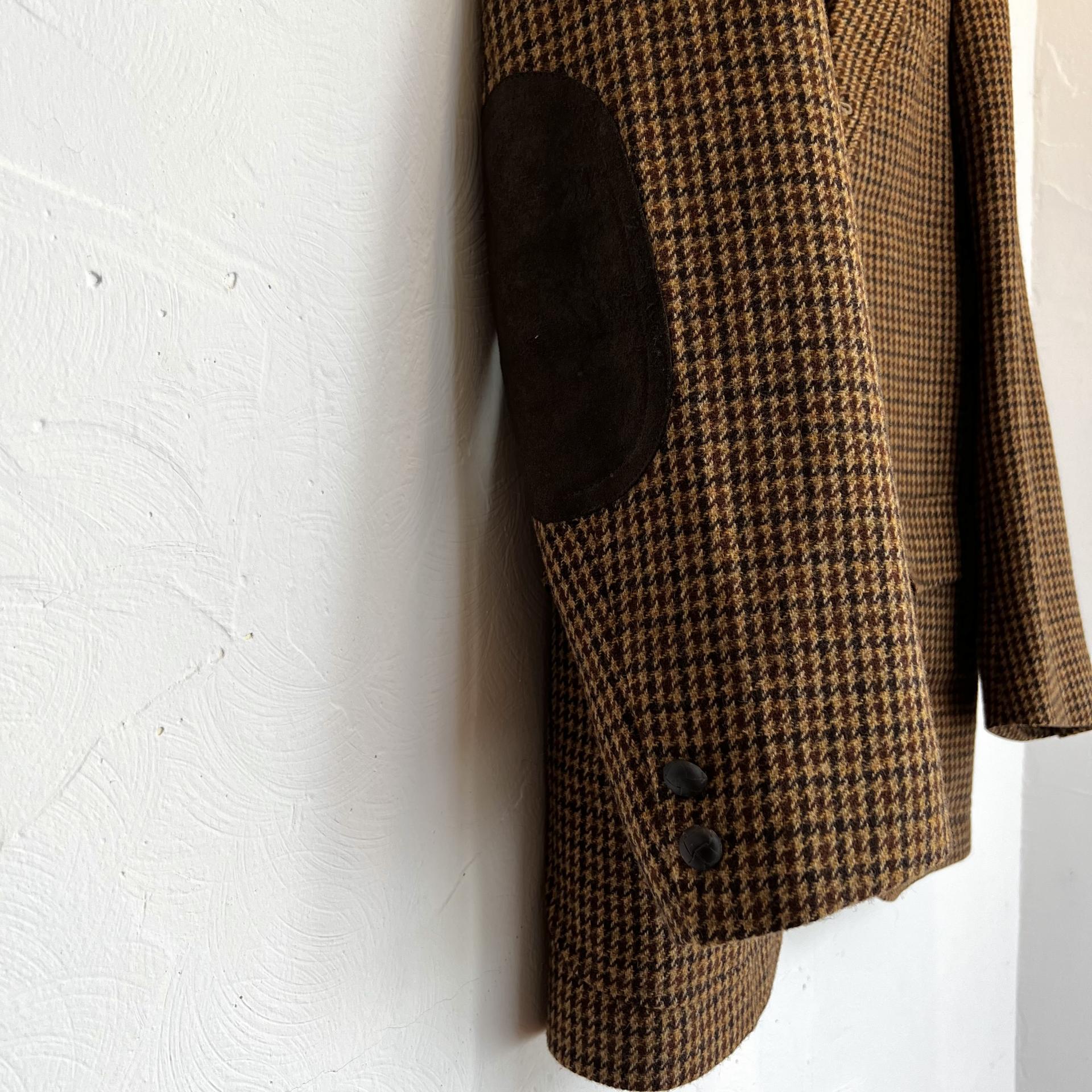 Van Jacket Elbow patch Tweed Jacket : 커넥티드도어 connected door