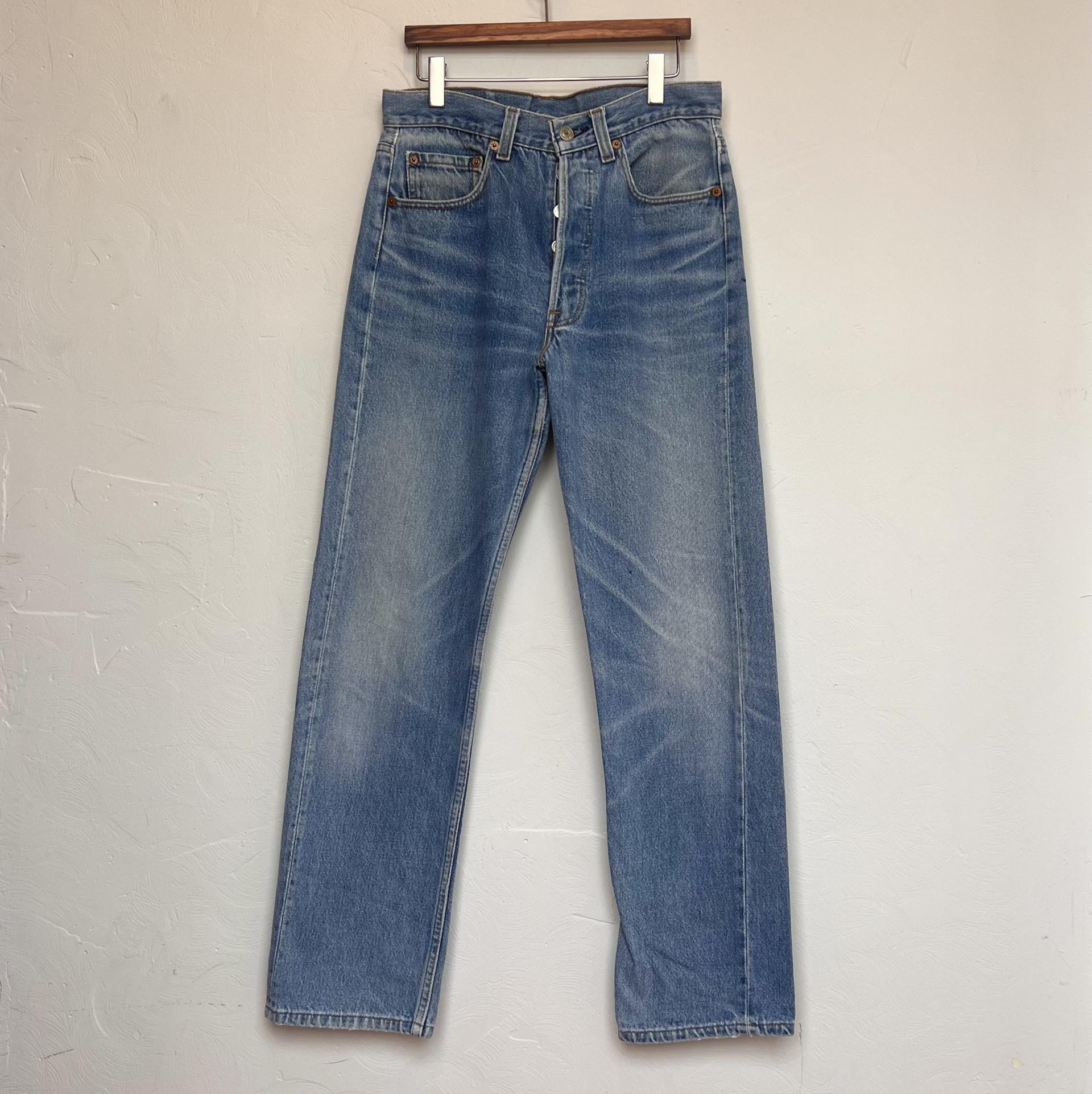 80s USA Levis 501 Straight Medium Blue [28-29] : 커넥티드도어 connected door