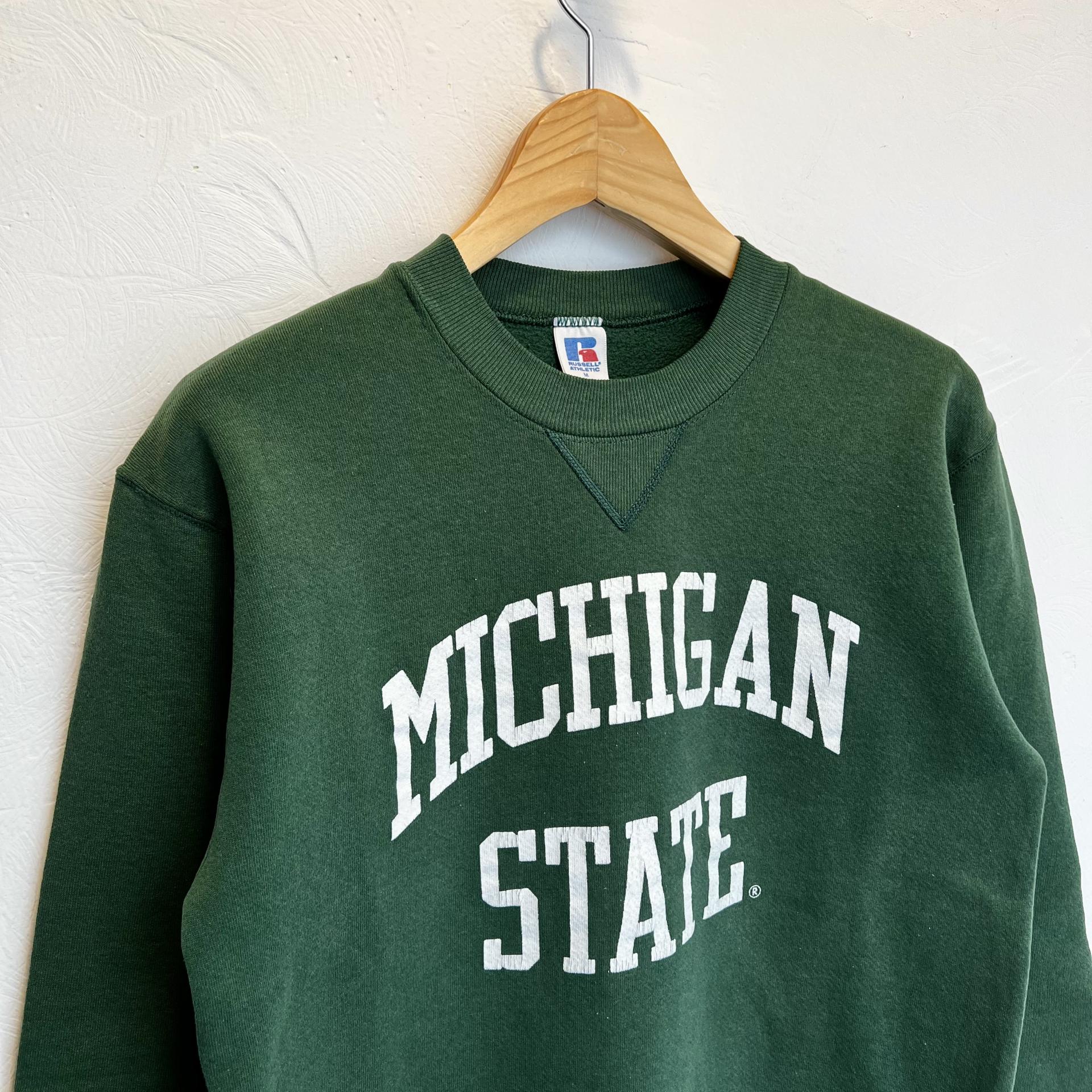 80s USA Russell Michigan State University Sweatshirt : 커넥티드도어 connected ...