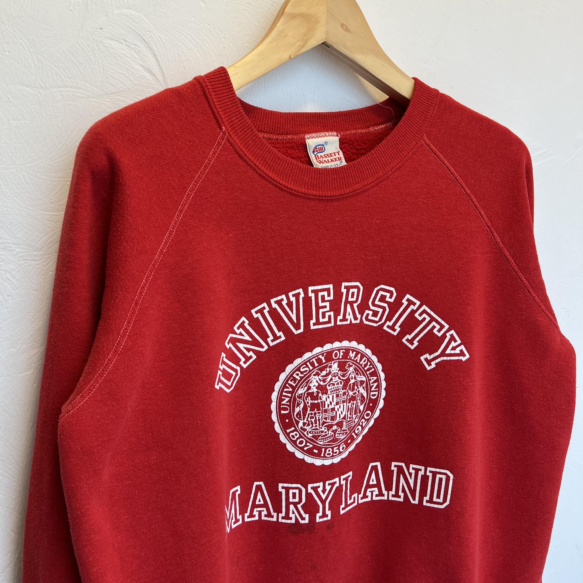 80s USA University of Maryland Sweatshirt : 커넥티드도어 connected door