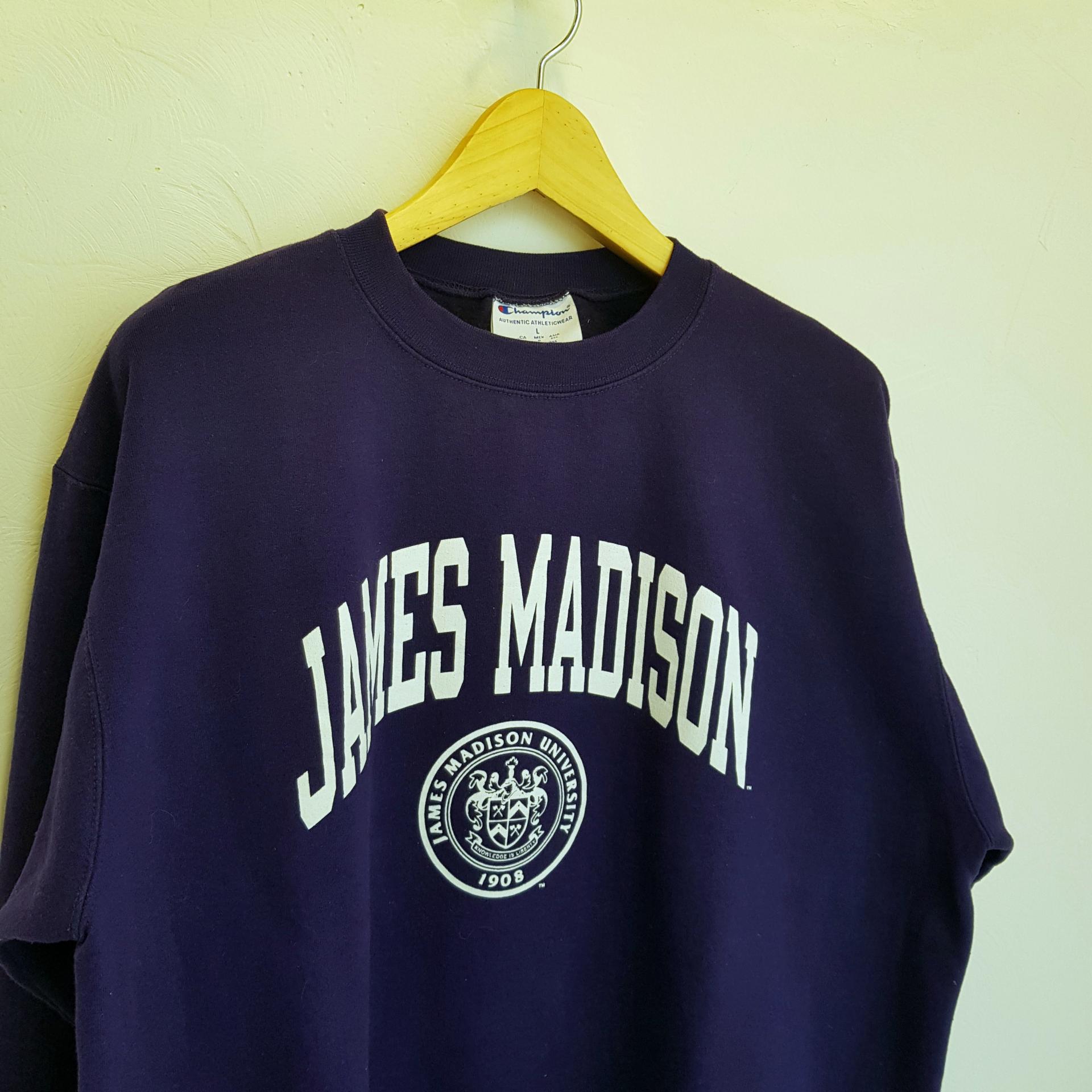 Champion James Madison University Sweatshirt : 커넥티드도어 connected door