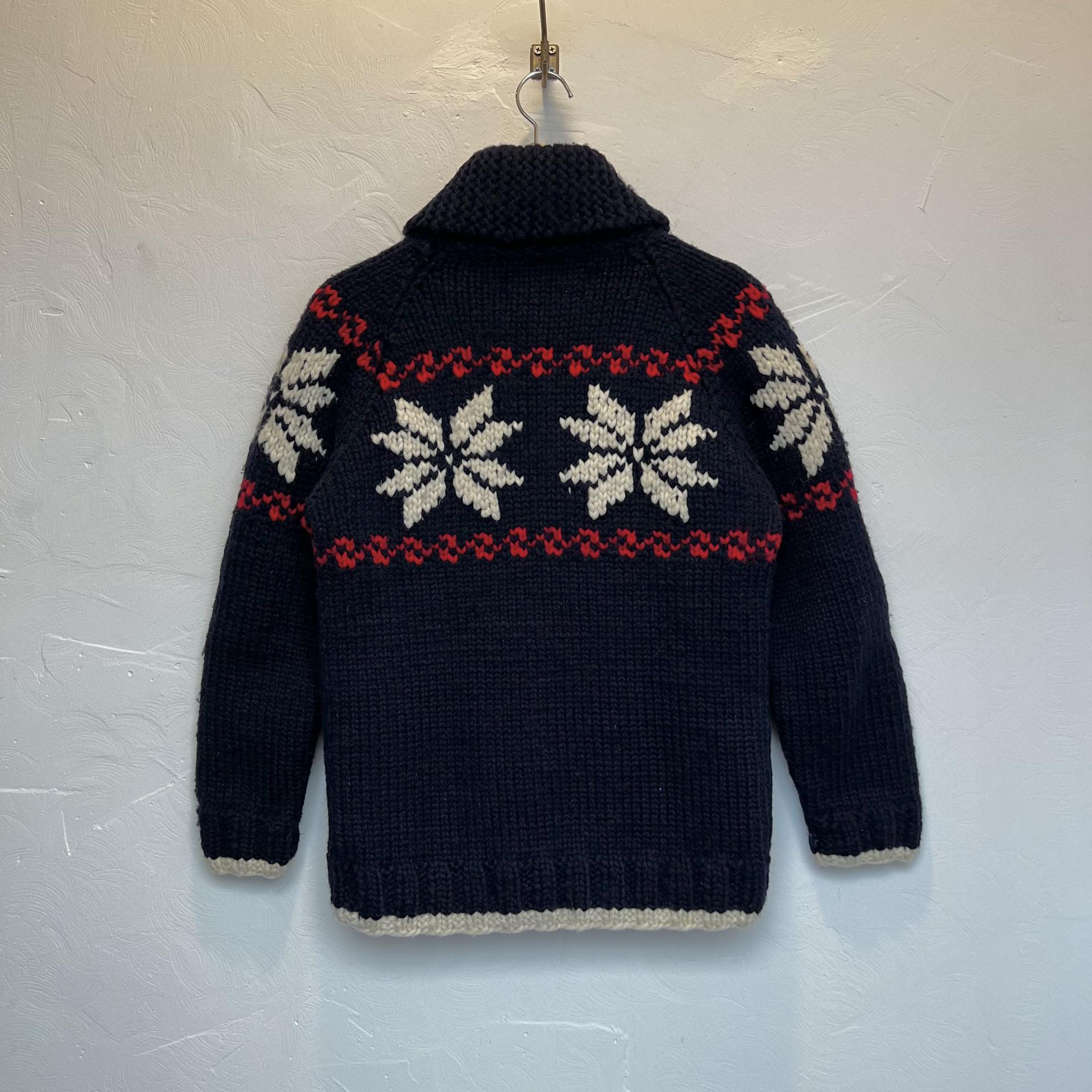 Canadian Sweater Hand Knitted Zip-Up : 커넥티드도어 connected door