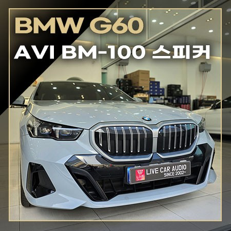 BMW G60 5시리즈 하만카돈 스피커의 안타까운 현실 AVI BM100 스피커 튜닝 : 라이브 카오디오 인스톨 갤러리