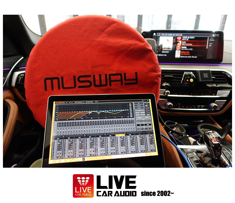 BMW G30 무스웨이 [MUSWAY] D8 : 라이브 카오디오 인스톨 갤러리