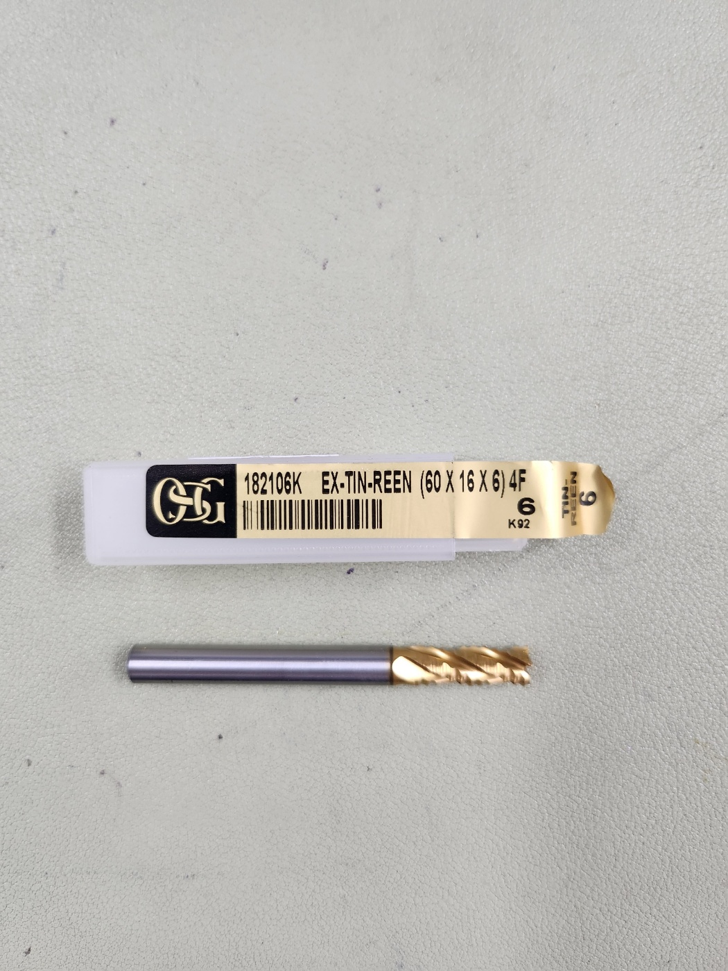 OSG 하이스라핑엔드밀 D6 EX-TIN-REEN (60X16X6)4F : 창원팔용공구