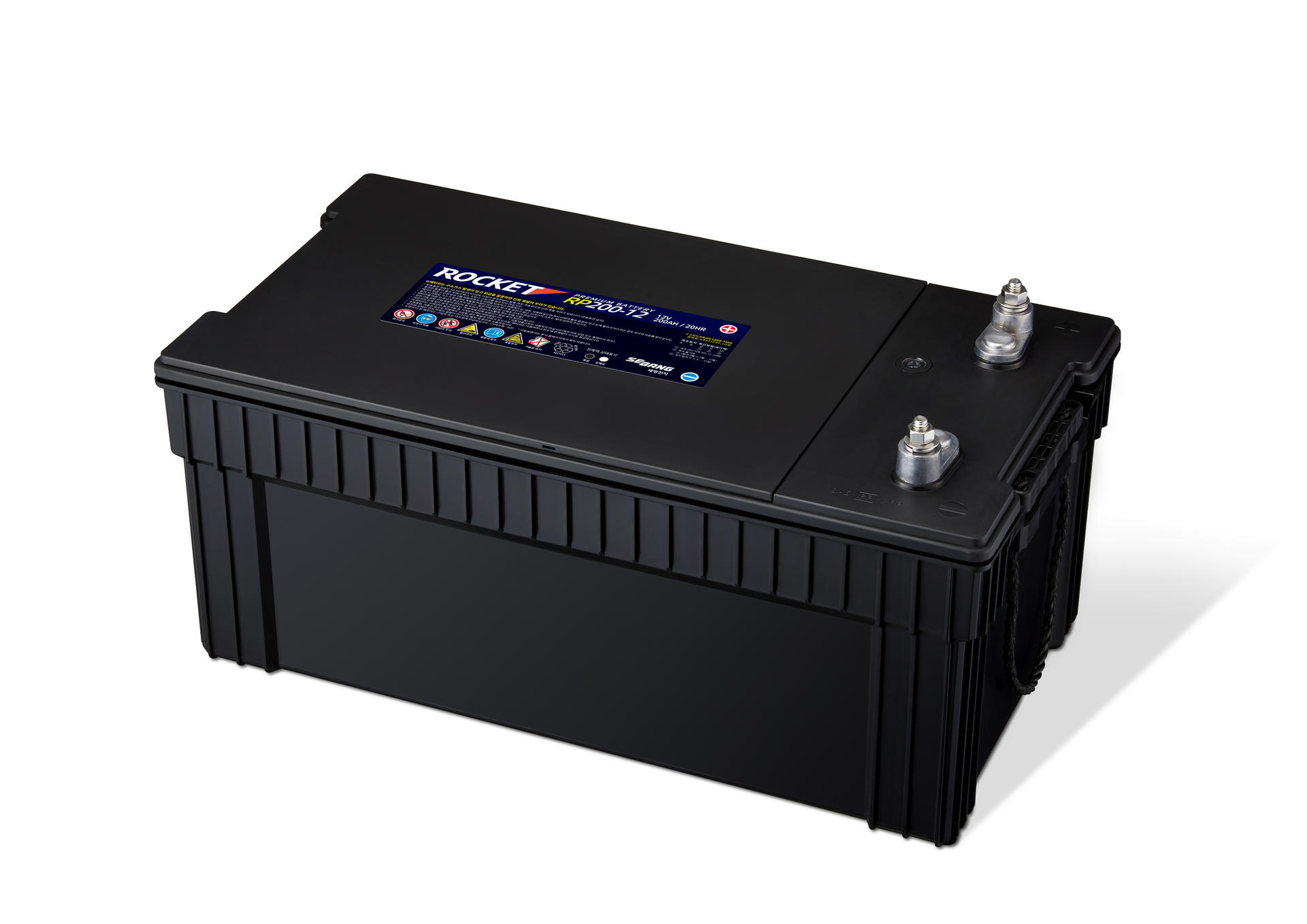 RP200-12 (12V 200AH) 로케트 배터리 산업용 발전기 정류기 UPS용 밧데리 : 로케트배터리 전문회사 판테크