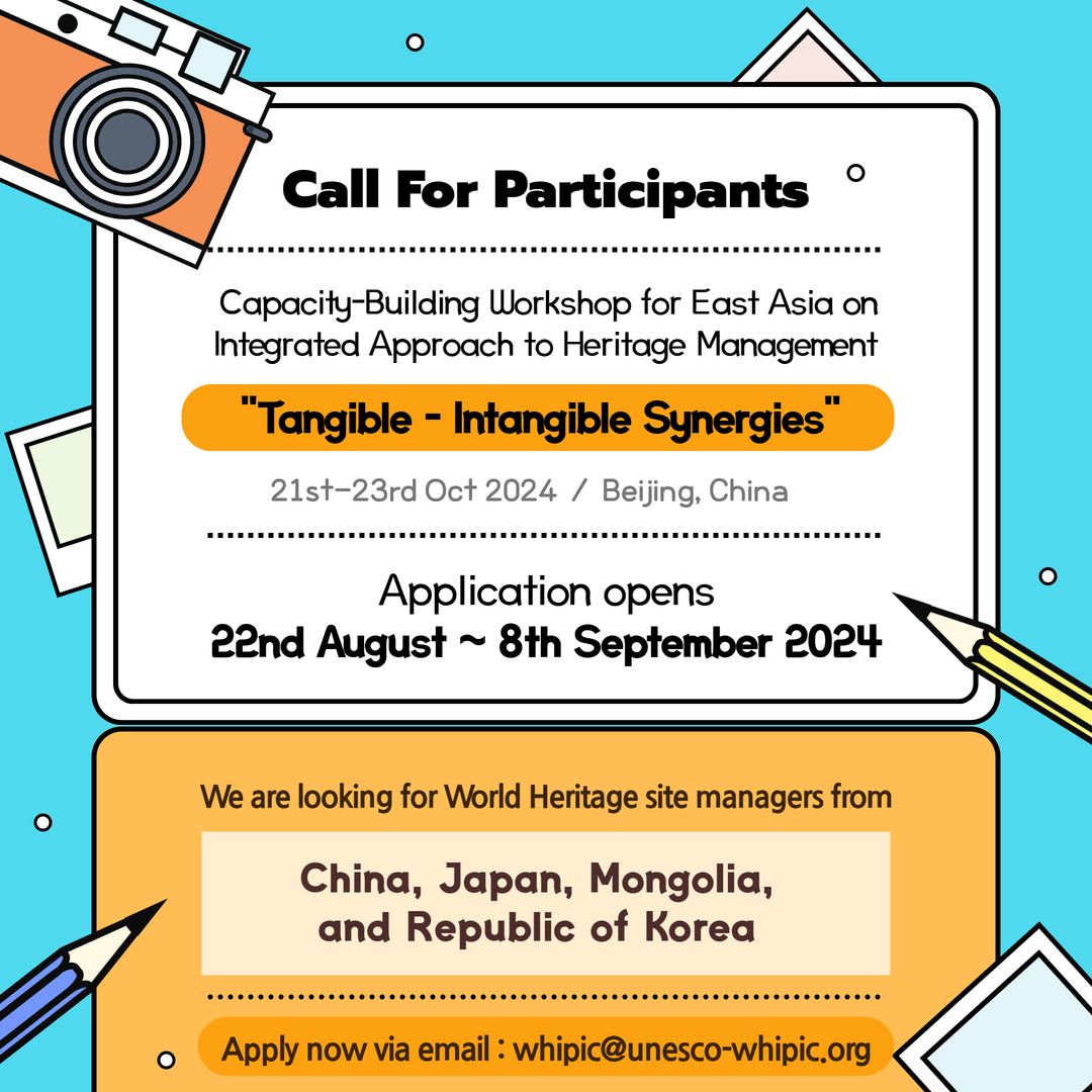 Call for Participants : “Capacity-Building Workshop for East Asia on ...