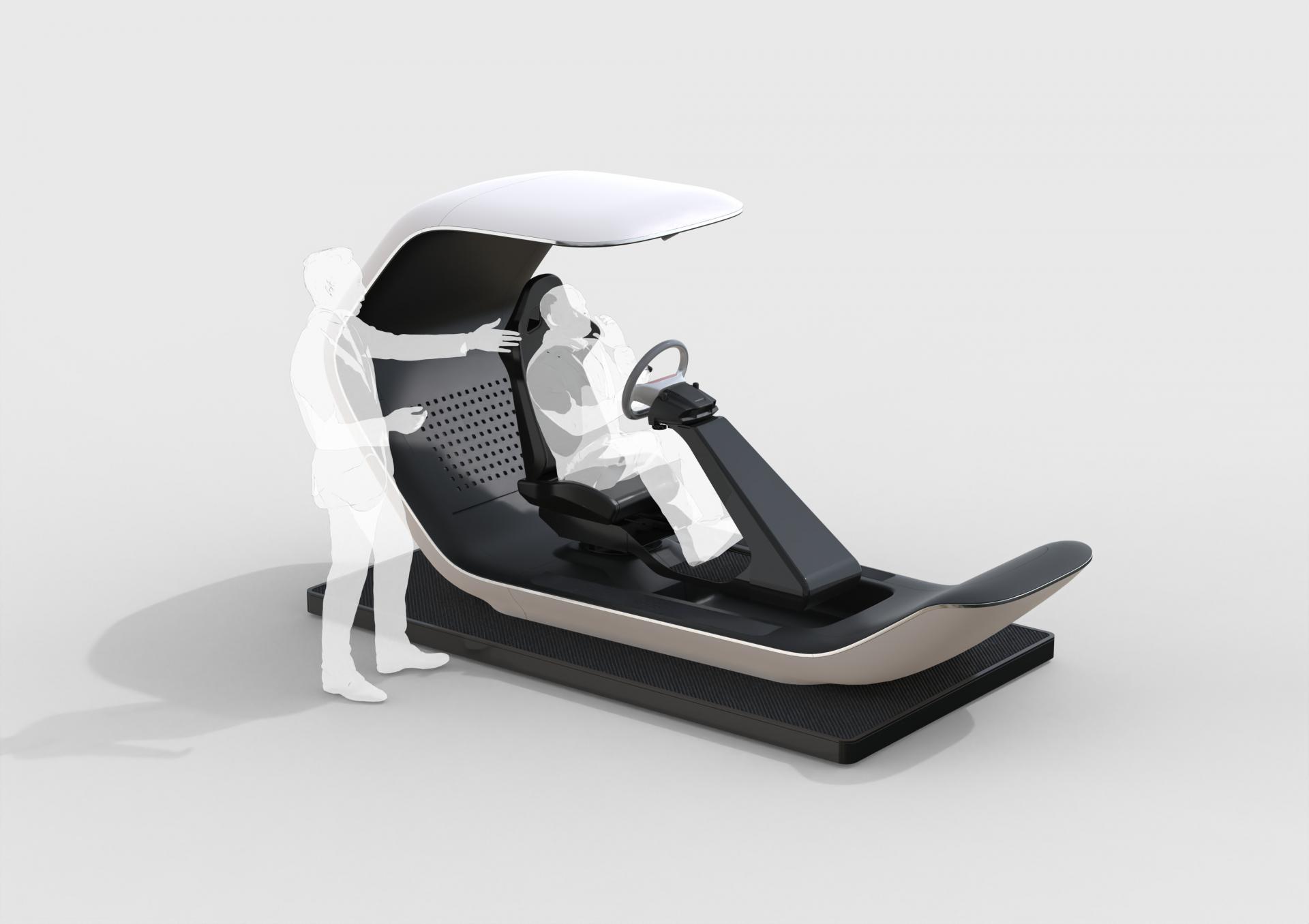 VR시뮬레이터(VR Simulator)_CES2018 / KIA : 두드(doodd)_산업디자인 전문회사