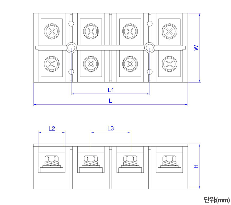 STB-150A-4P : SAMIL TERMINAL BLOCK