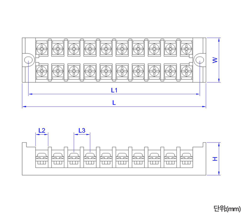 STB-20A-10P : SAMIL TERMINAL BLOCK