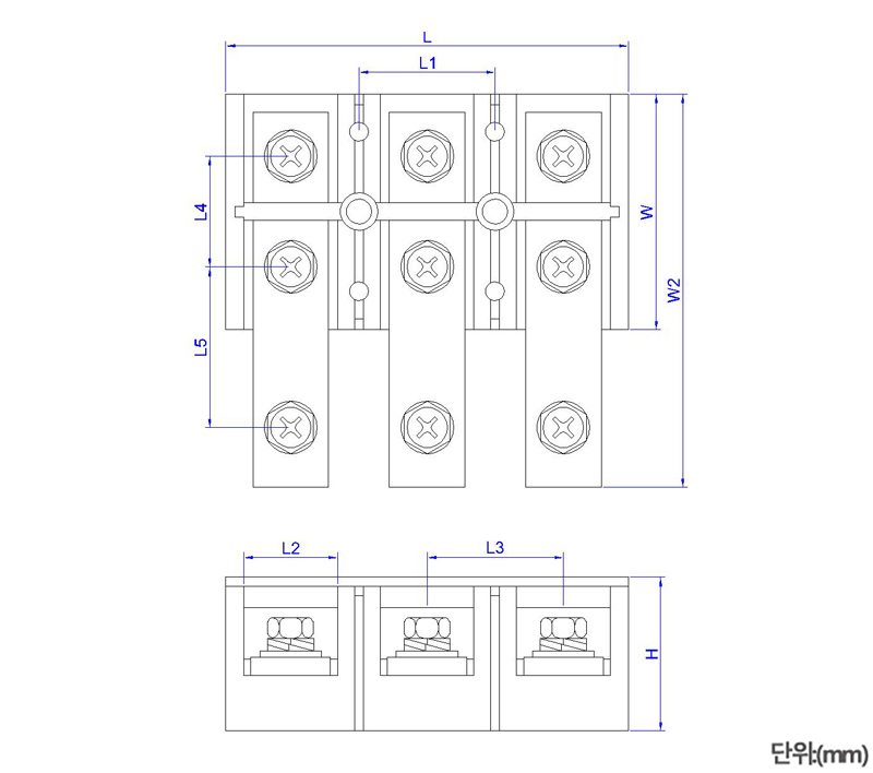 STB2H-150A-3P : SAMIL TERMINAL BLOCK