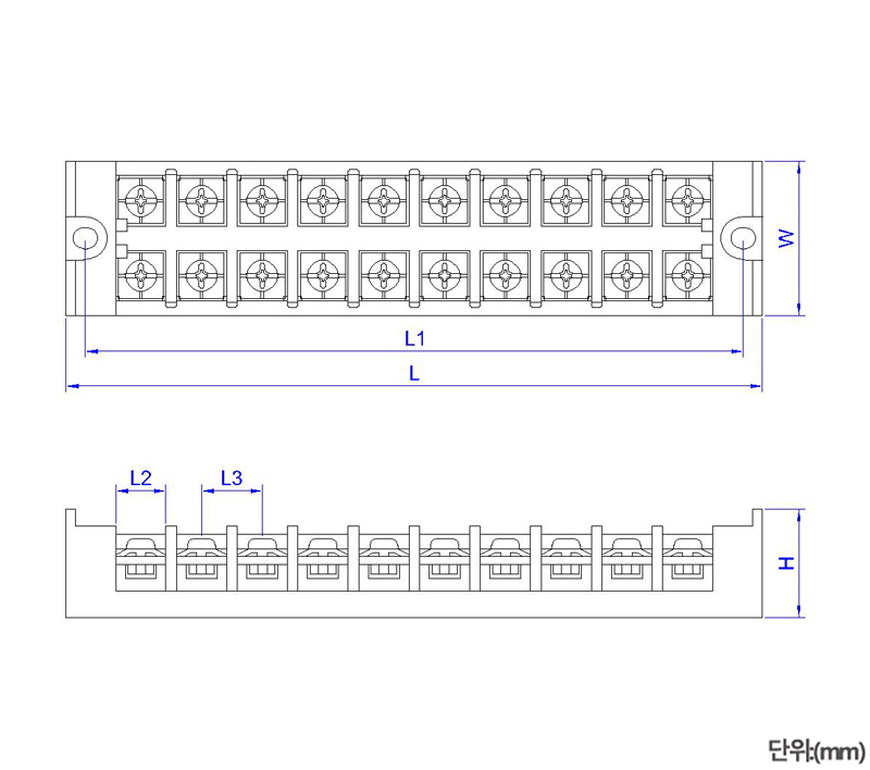STB-30A-10P : SAMIL TERMINAL BLOCK