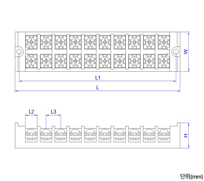 STB-45A-10P : SAMIL TERMINAL BLOCK