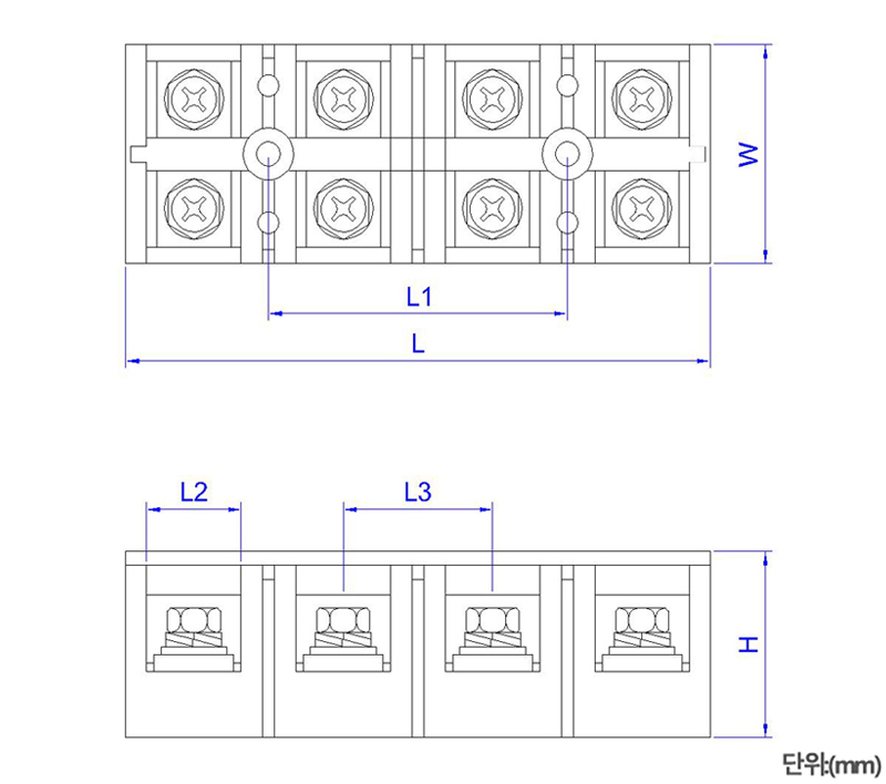 STB-60A-4P : SAMIL TERMINAL BLOCK