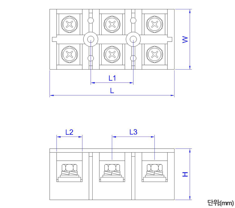 STB-60A-3P : SAMIL TERMINAL BLOCK