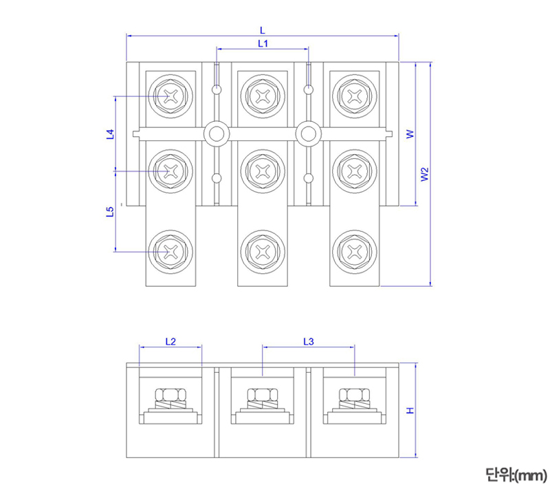 STB2H-300A-3P : SAMIL TERMINAL BLOCK