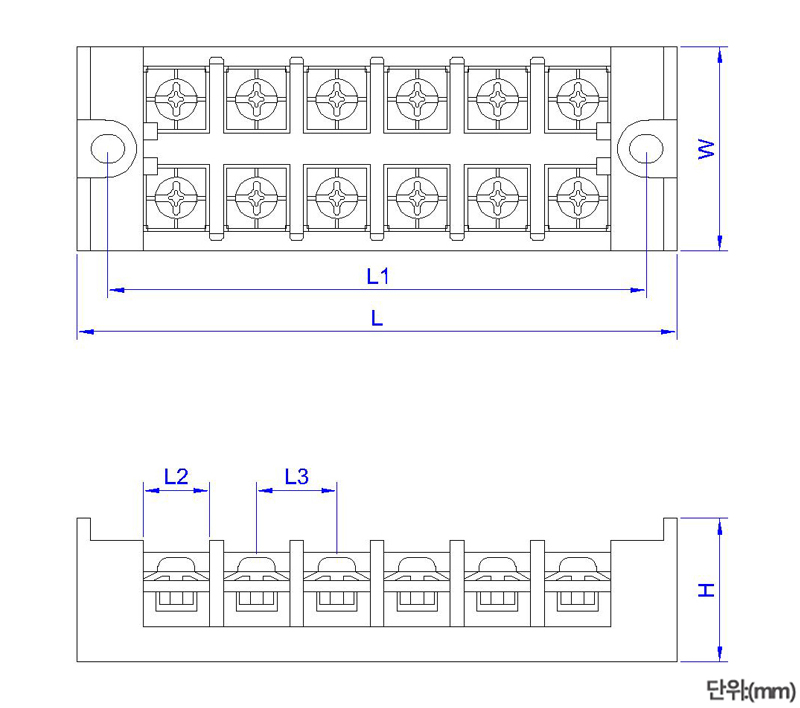 STB-30A-6P : SAMIL TERMINAL BLOCK