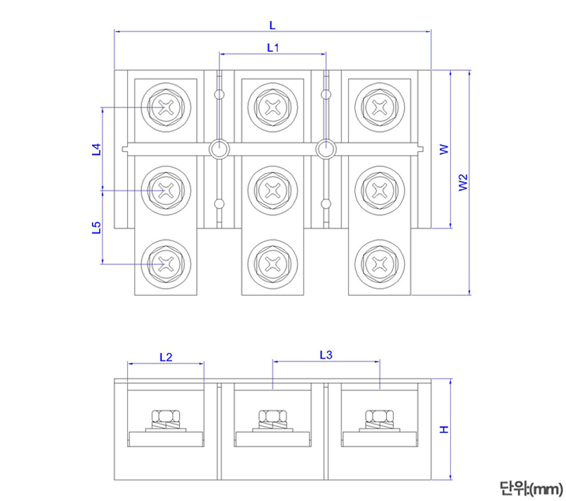 STB2H-600A-3P : SAMIL TERMINAL BLOCK