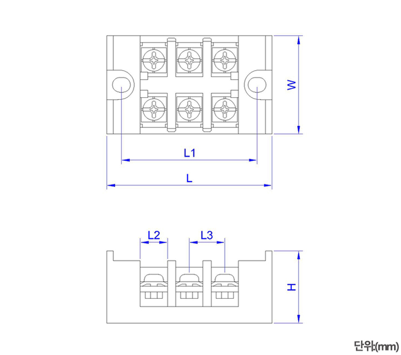 STB-20A-3P : SAMIL TERMINAL BLOCK