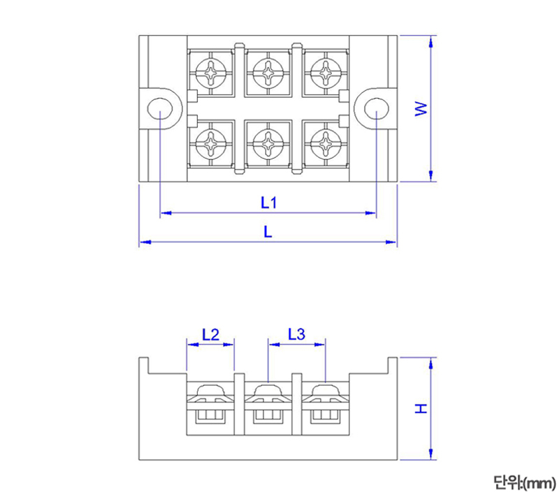 STB-30A-3P : SAMIL TERMINAL BLOCK
