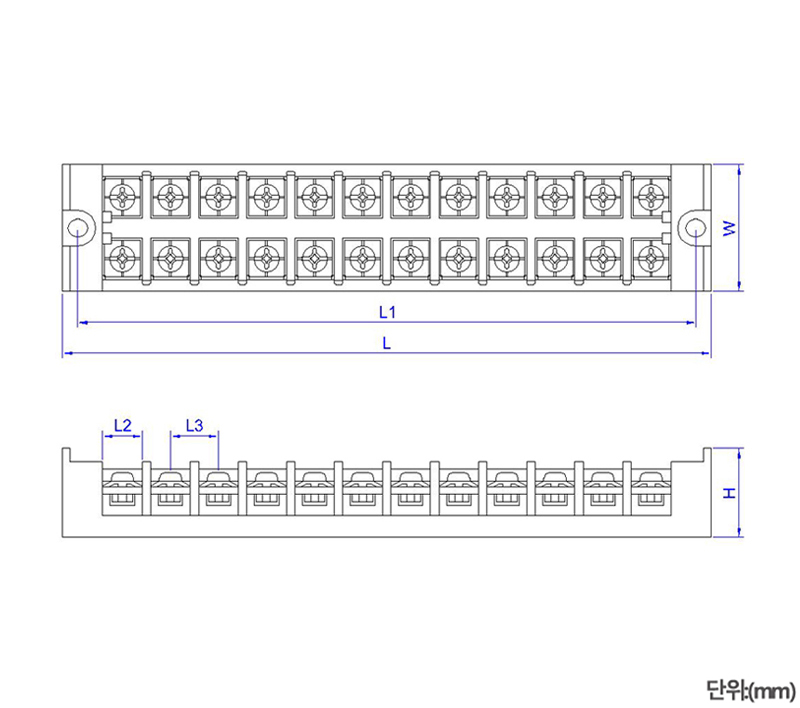 STB-30A-12P : SAMIL TERMINAL BLOCK