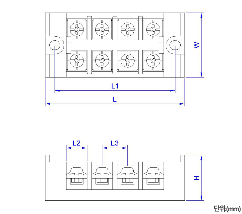 STB-30A-4P : SAMIL TERMINAL BLOCK