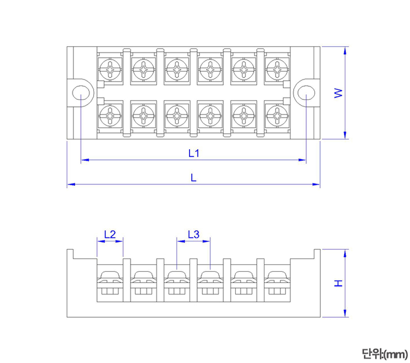 STB-20A-6P : SAMIL TERMINAL BLOCK