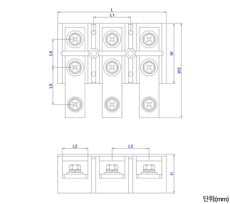 STB2H-200A-3P : SAMIL TERMINAL BLOCK