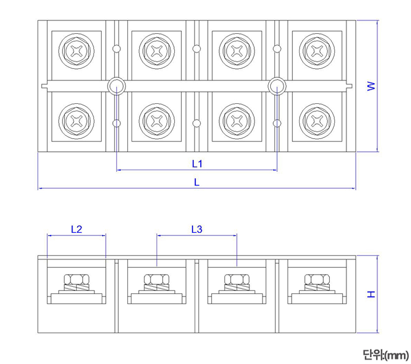STB-400A-4P : SAMIL TERMINAL BLOCK