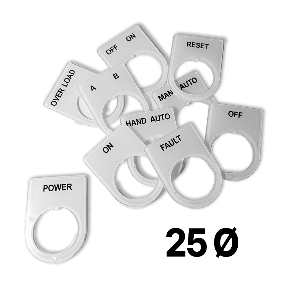 25∅ Switch Name Plate : SAMIL ETC