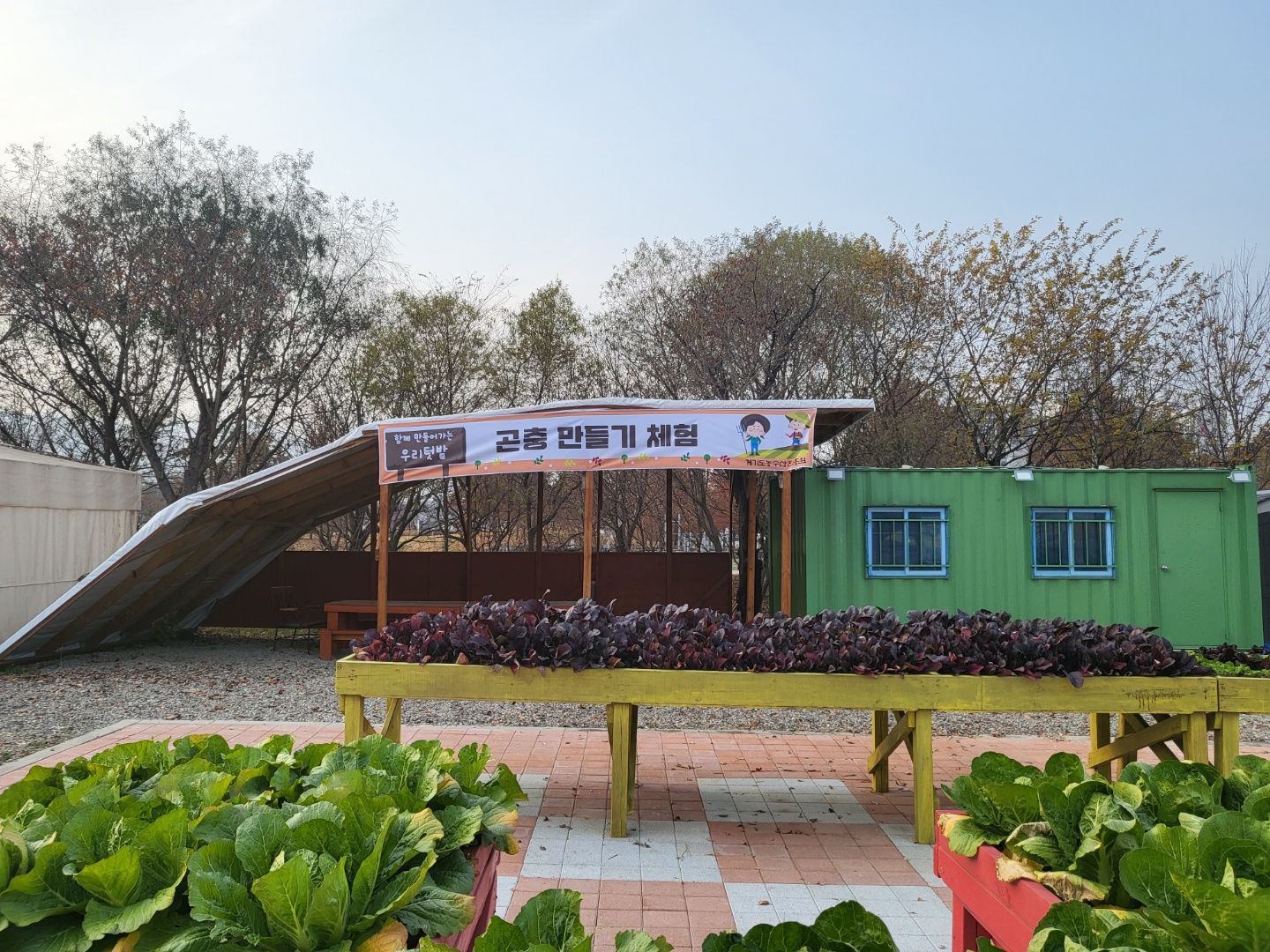 함께 만들어가는 우리텃밭 포토존 및 현수막 : Design 세창
