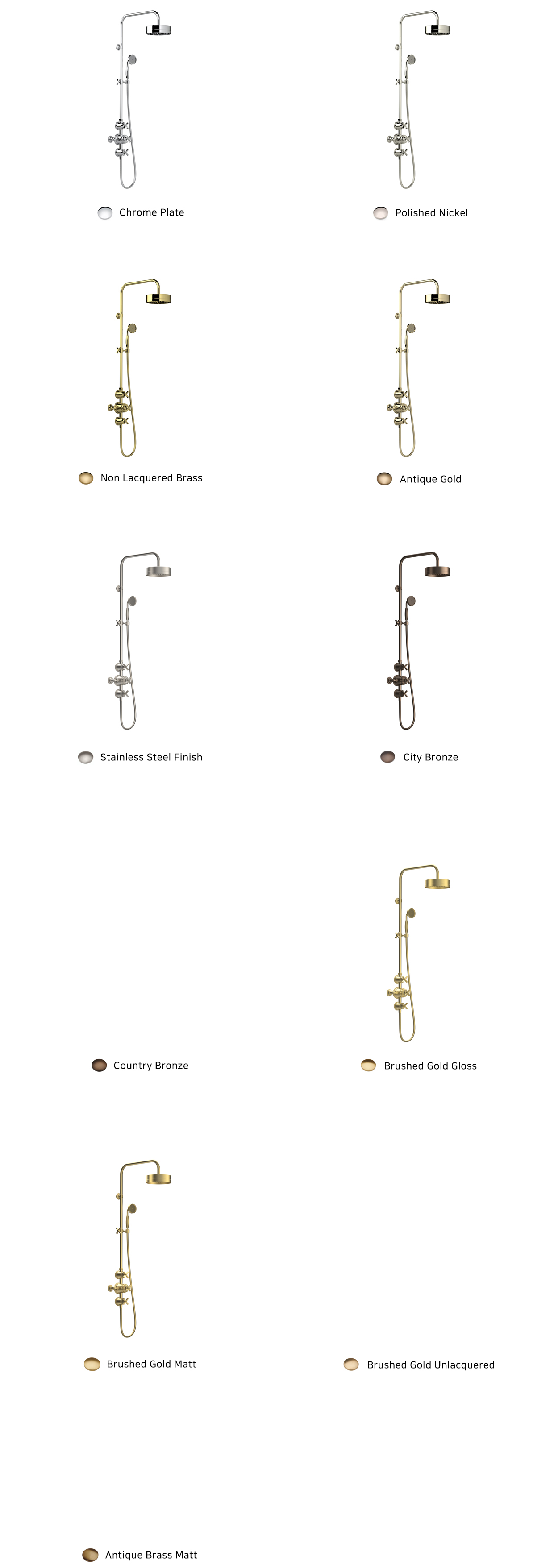 Exposed 1/2" thermostatic shower set : ECLAT KOREA
