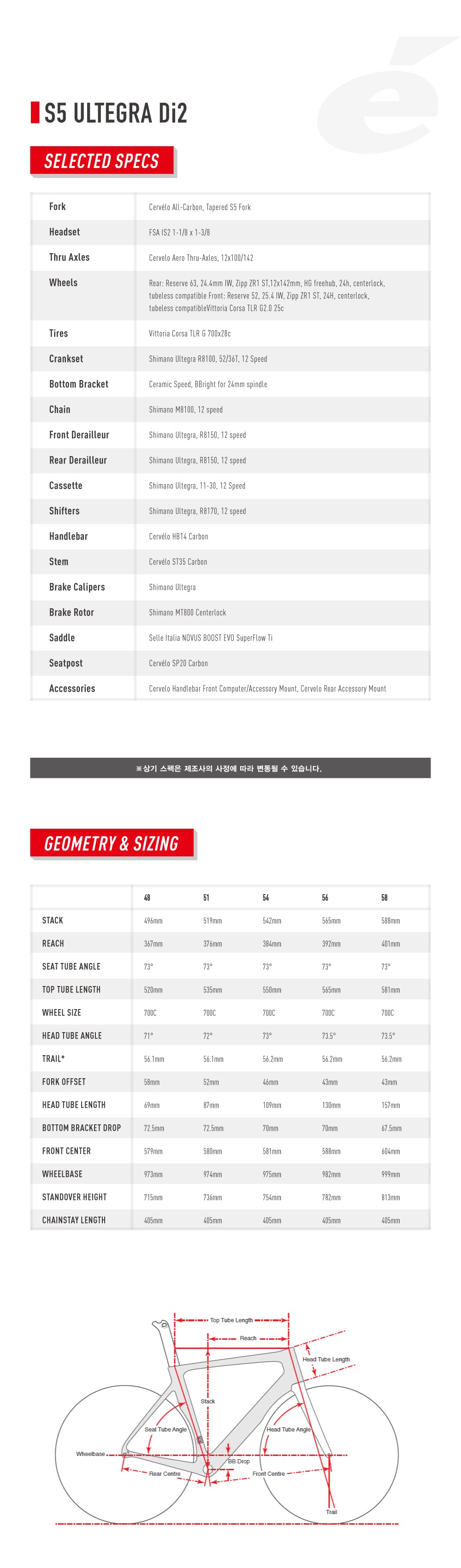 S5 Disc Ultegra Di2 Sapphire ice : 원사이클(OneCycle) | 8그램의 디테일은 나답도록 원사이클