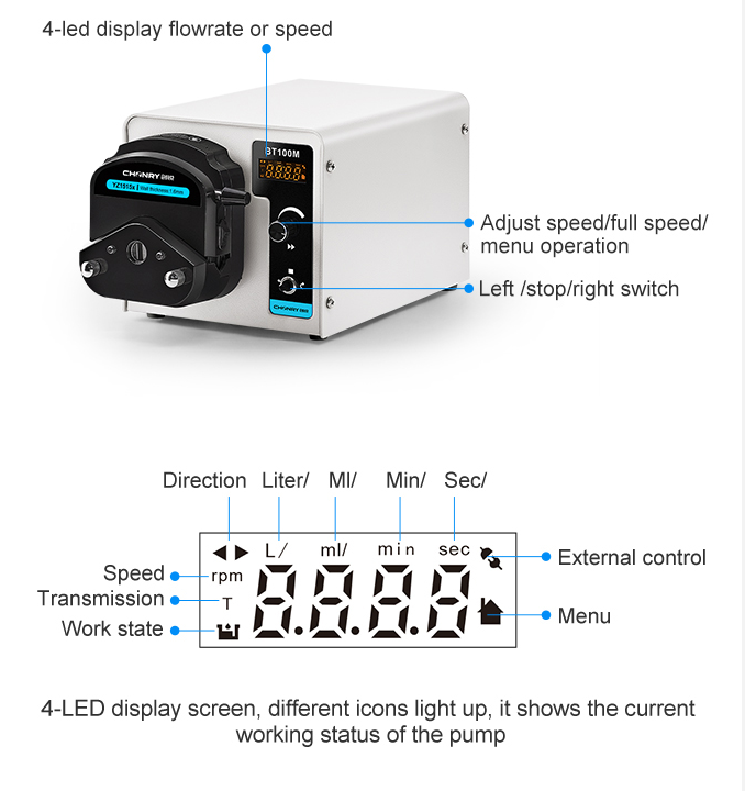 [CHONRY] BT100M Basic Peristaltic Pump : 티디엘사이언스