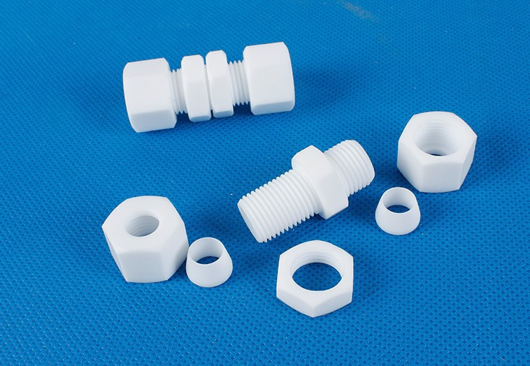 [Fitting] PTFE 테프론 패널용 유니온 아답터[파이프 연결관 테플론 teflon panel 판넬] : 티디엘사이언스