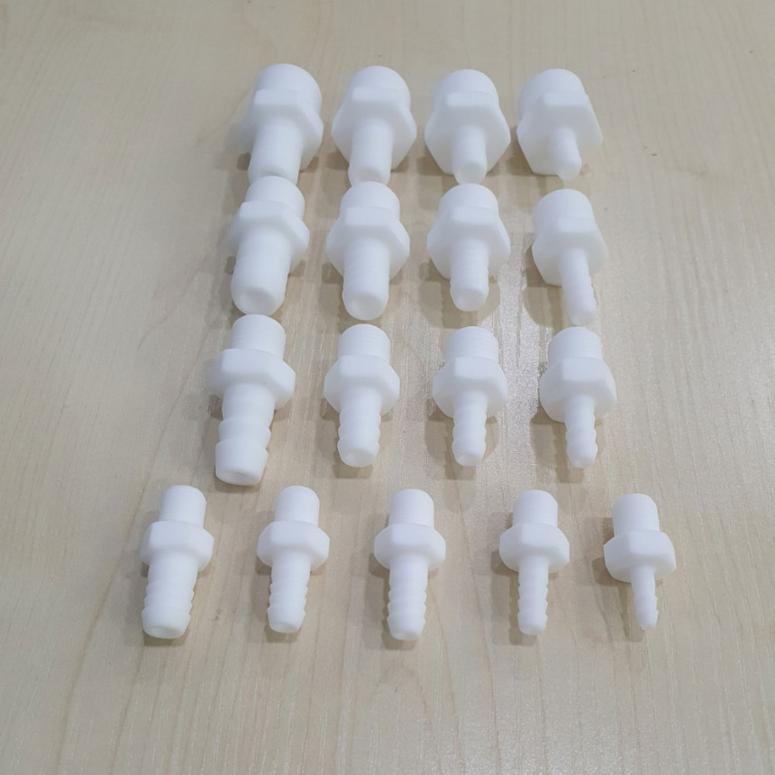 [Fitting] PTFE 테프론 호스 니플 [튜브 연결관 테플론 teflon nipple 커넥터 피팅] Teflon hose ...