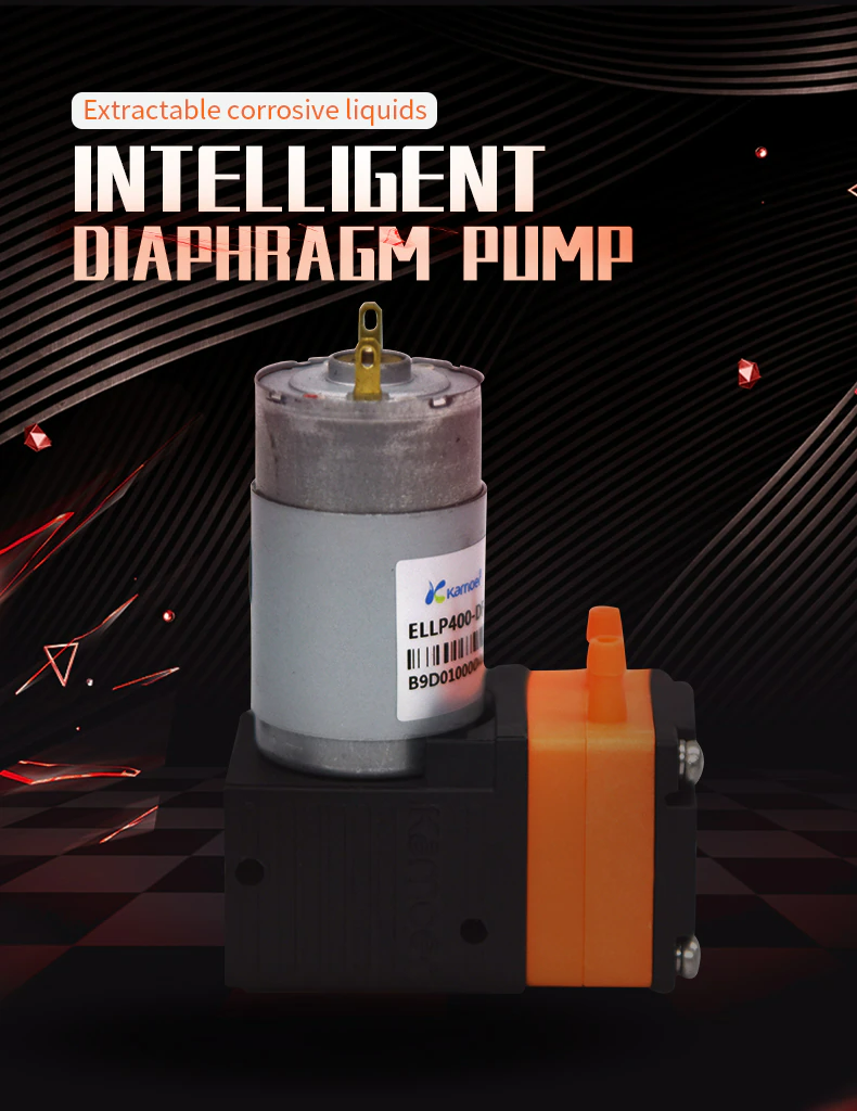 [Kamoer] ELLP400 Micro Diaphragm Pump 12 / 24V Brush Motor water pump 400ml/min : 티디엘사이언스