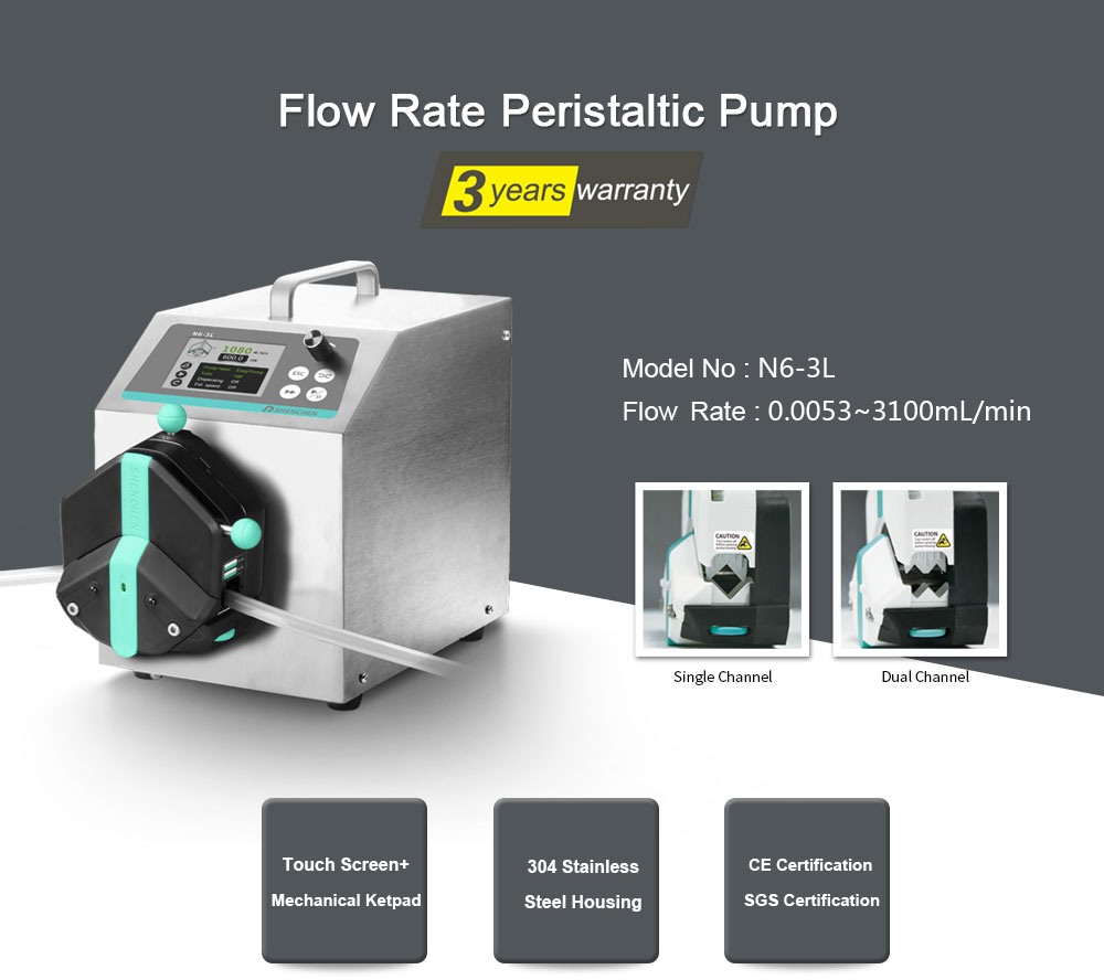 [INNOFLUID] N6-3L - Flow Rates Peristaltic Pump (Intelligent Type) : 비코사이언스