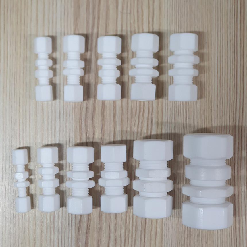 [Fitting] PTFE 테프론 패널용 유니온 아답터[파이프 연결관 테플론 teflon panel 판넬] : 비코사이언스