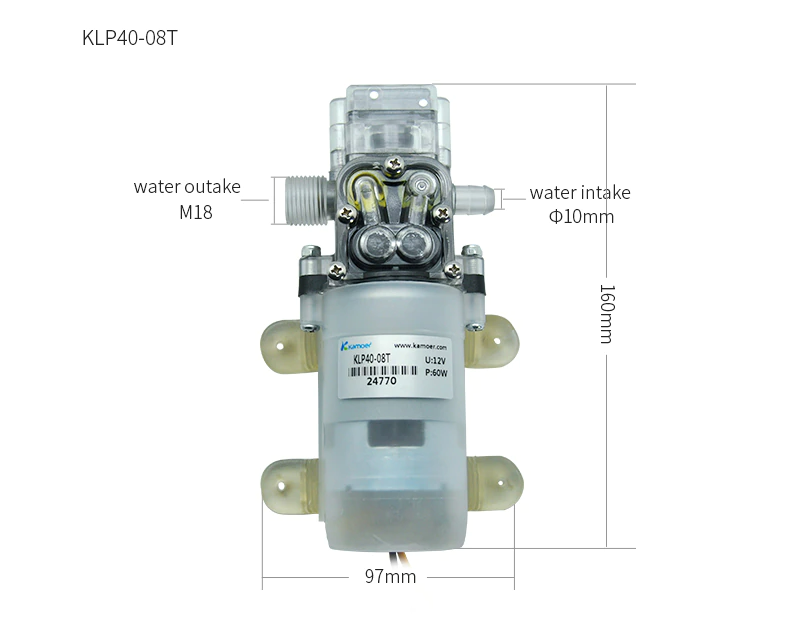 [Kamoer] KLP40 Series Micro Diaphragm Pump 12V 4000ml/min : 비코사이언스