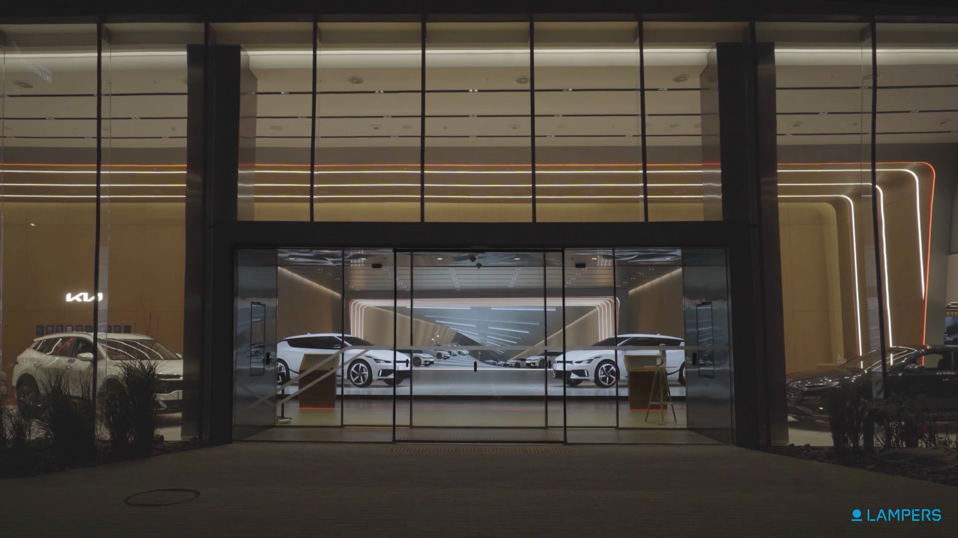 KIA 기아 강서 플래그쉽 스토어 미디어월 시그니쳐 무비