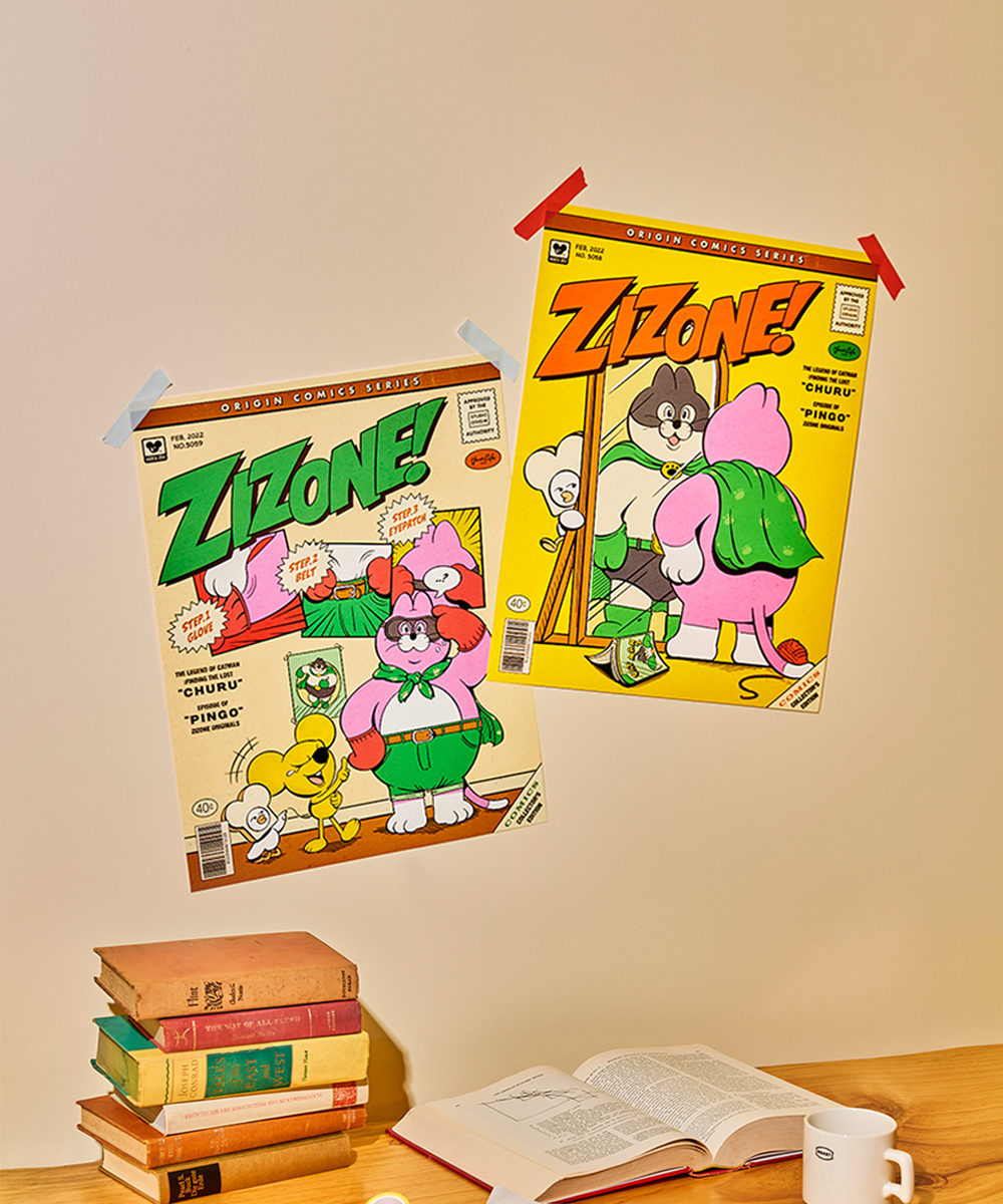 포스터 HERO CATMAN(2 SIZE) : ORIGIN STORE | 오리진스토어