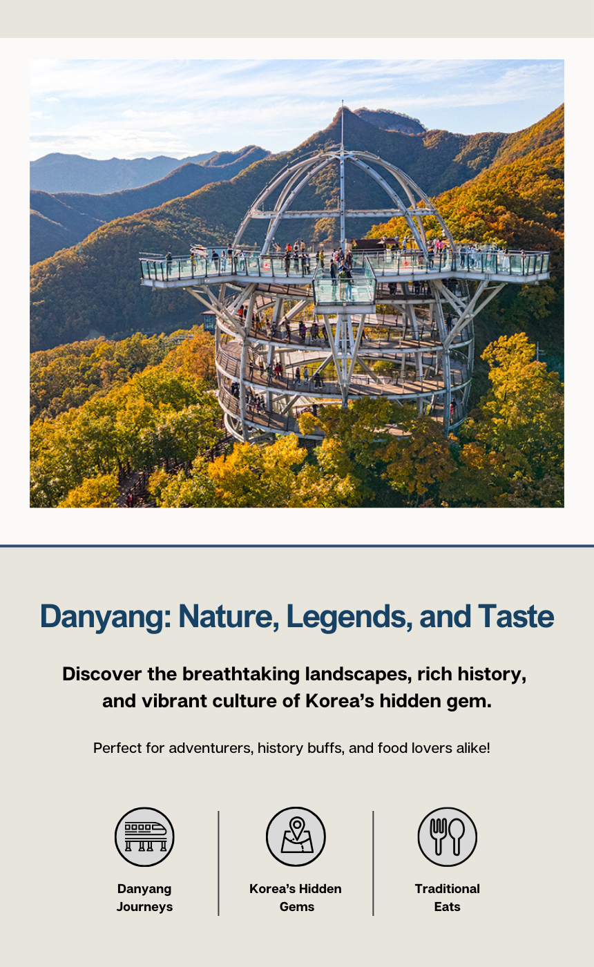 (Skywalk tour) Welcome to Danyang!😉 : Korea Tour Planner