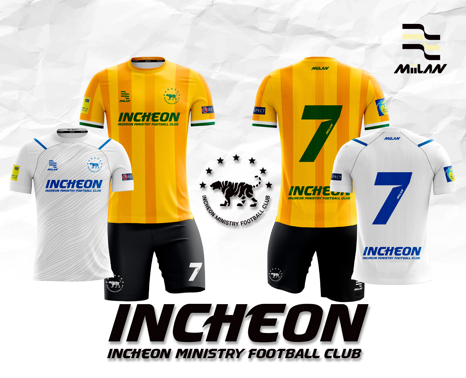 인천목회자축구 양면유니폼(C.50D실키밀란) : 밀란코리아